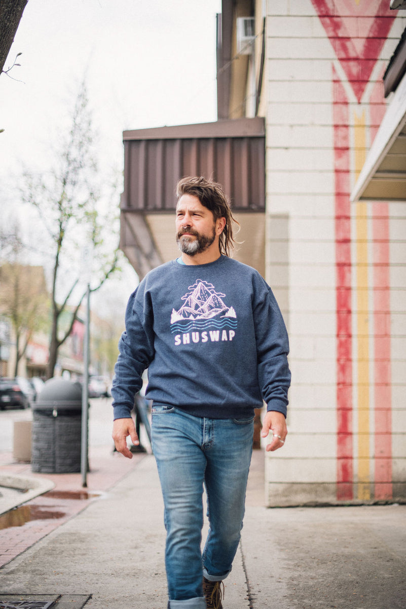 Shuswap Mountain View unisex Crew – Lake + Life Apparel